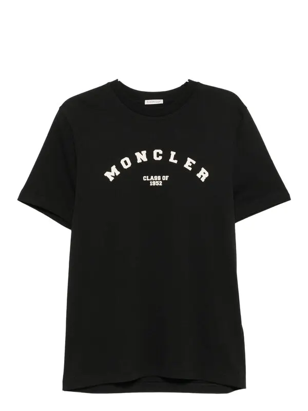 Moncler Graphic Short-sleeve Crewneck T-shirt - Black