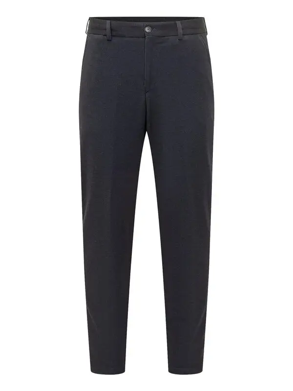 BOSS Tailored Stretch Trouser - Dark Blue