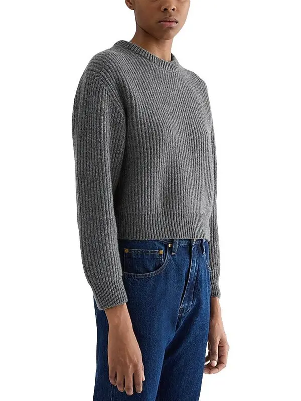 JIL SANDER Wool Crewneck Sweater - Koala