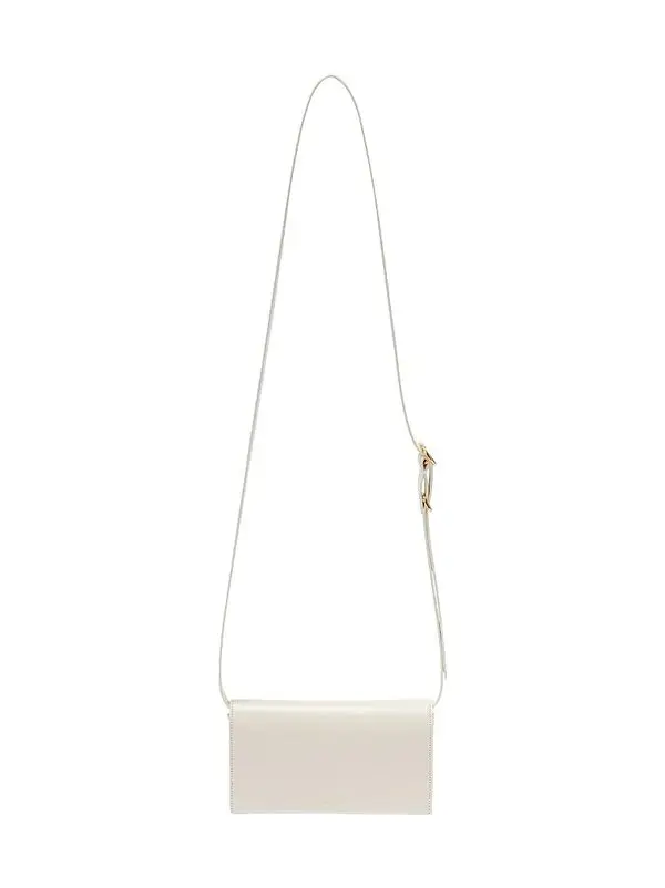 JIL SANDER All Day Small Leather Shoulder Bag - Seashell