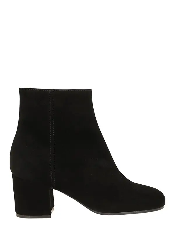 VIA ROMA 15 Mini Block-heel Ankle Boots - Black