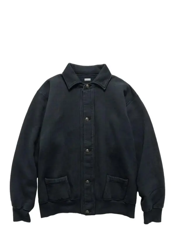 A.PRESSE Patch-pocket Button-up Cardigan - Black