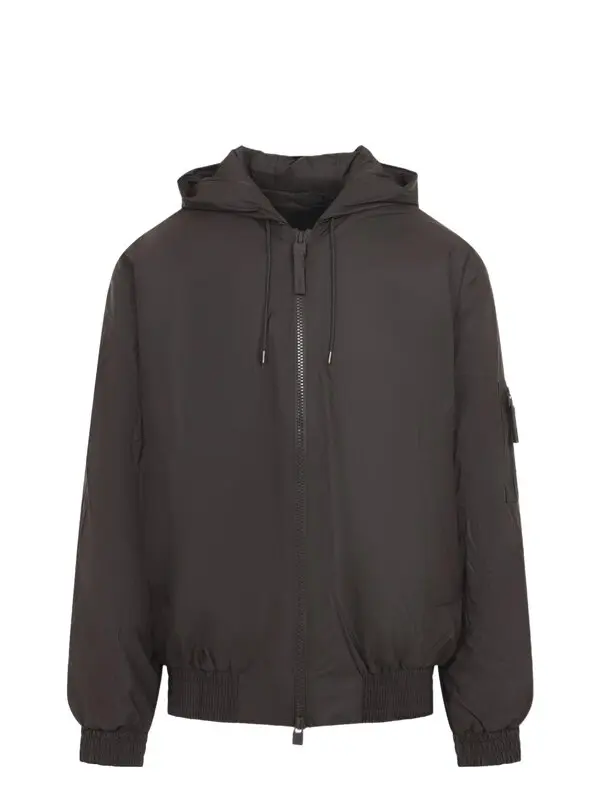 Rains Zip-up Drawstring Hoodie - No