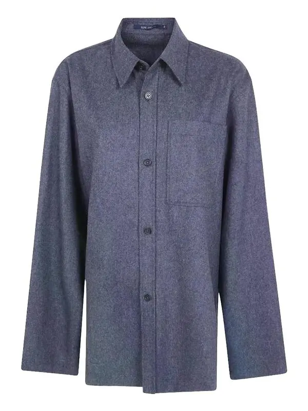 Sofie D'hoore Wool Overshirt Jacket - Grey