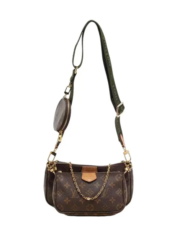 LOUIS VUITTON Multi Pochette Accessoires Monogram Cross Body Bag - Brown