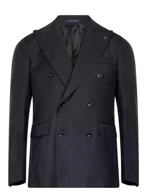 Tagliatore Double-breasted Peak-lapels Suit - Grey