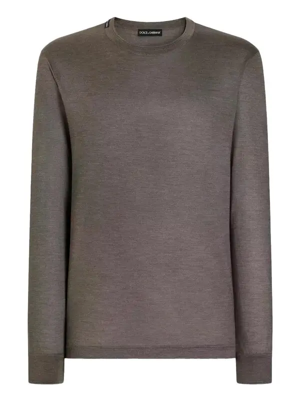 Dolce & Gabbana T-shirt M/lunga Giro - Grey
