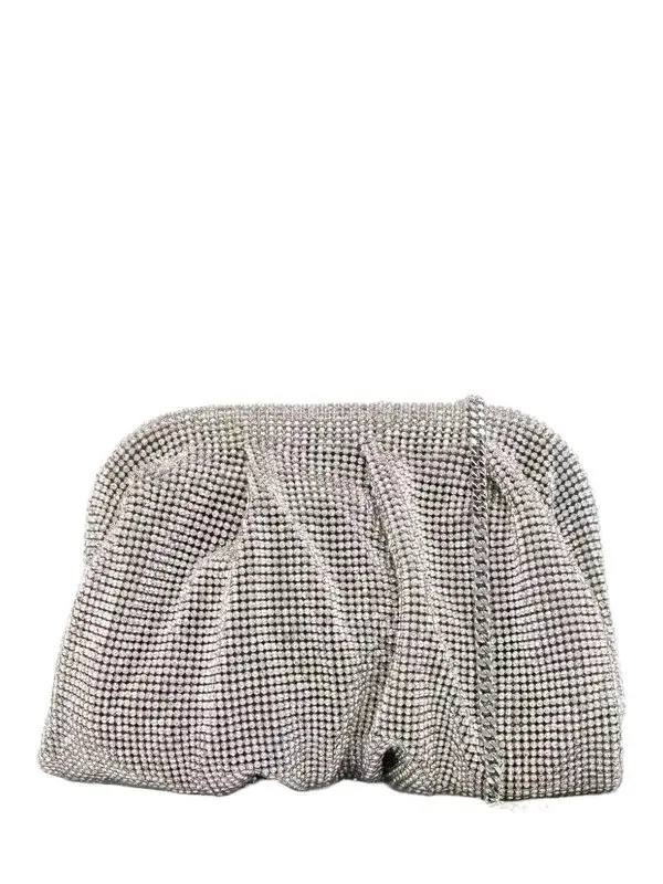 Benedetta Bruzziches La Petite Venus Crystal-embellished Clutch Bag - Silver