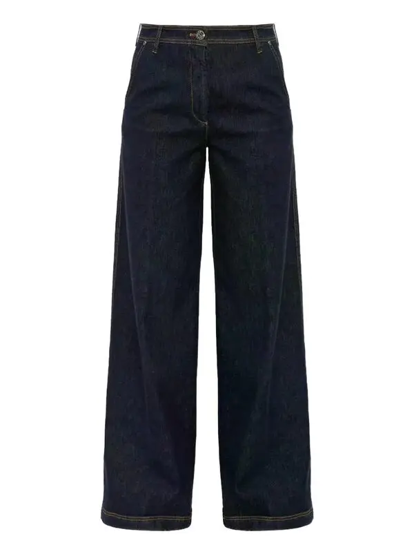 Paul & Shark Contrast-stitch Jeans - Blue