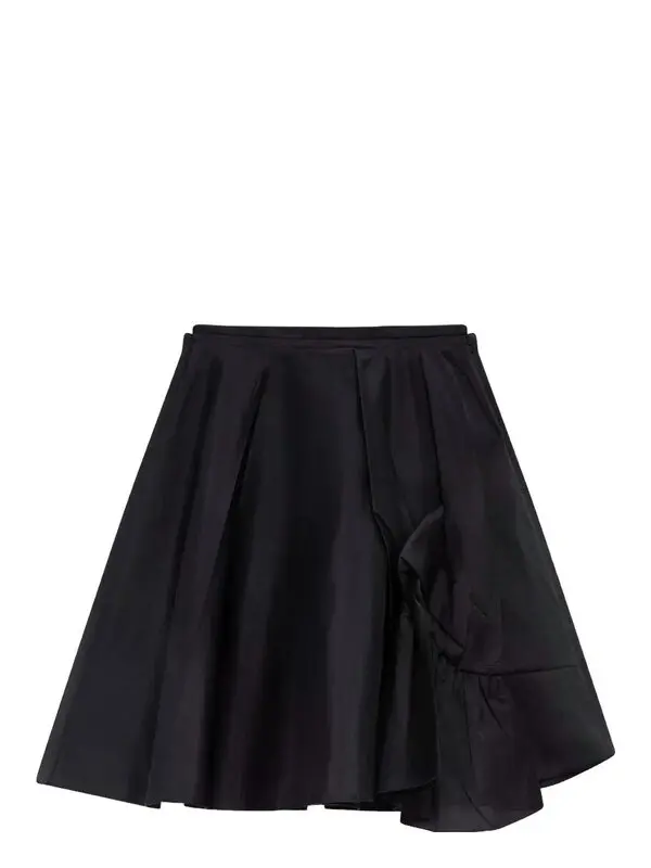 MSGM Pleated Mini Skirt - Black