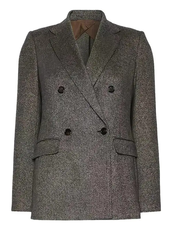 Max Mara Cresta Double-breasted Blazer - Grey