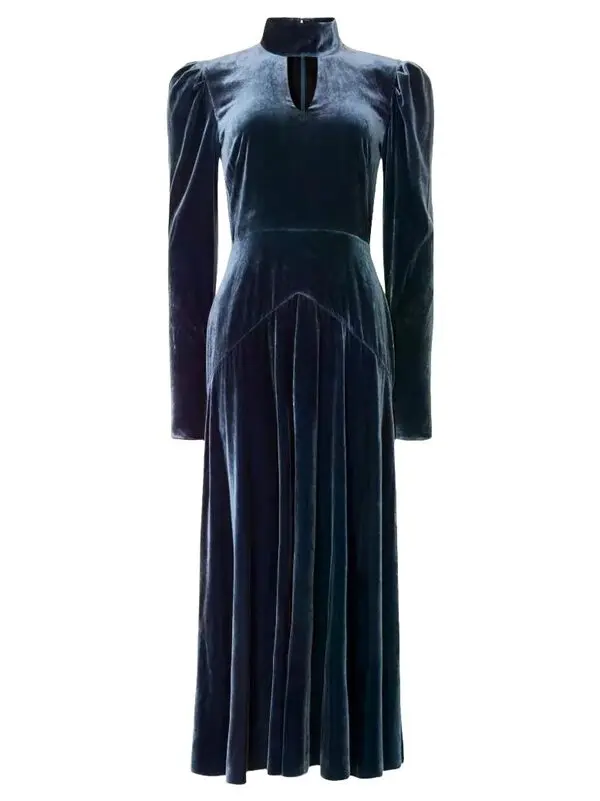 TEMPERLEY LONDON Clarice Midi Dress - Blue