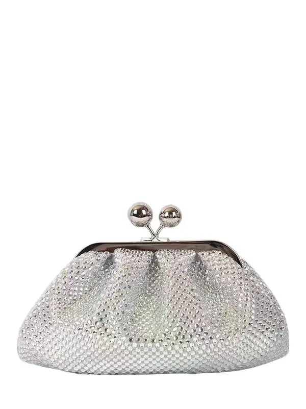 Max Mara Pasticcino Clutch Bag - Silver