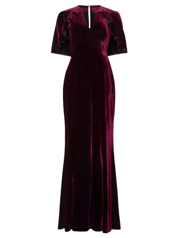 TEMPERLEY LONDON Ashcombre Maxi Dress - Red