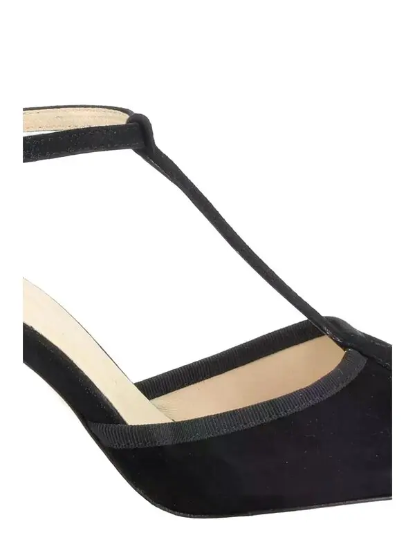 Repetto T-bar Suede Pumps - Black