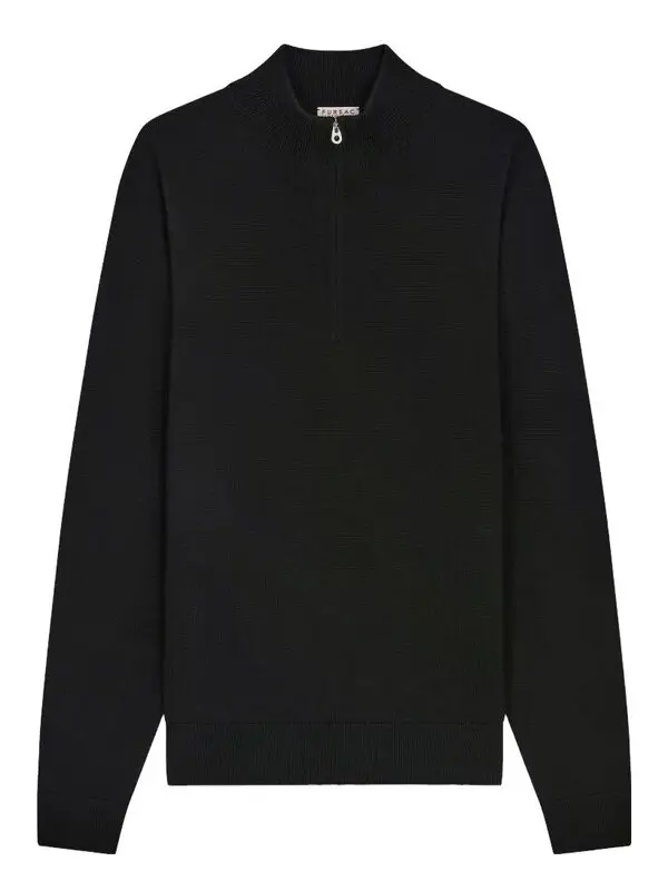 FURSAC Half-zip Sweater - Black