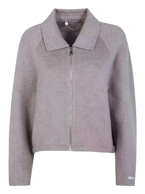 GIOVANNI PARIS Danae Zip Jacket - Neutrals