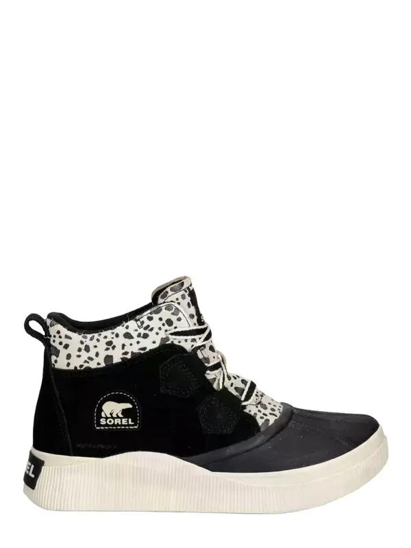 Sorel Out N About™ Iv Leopard-print Panelled Ankle Boots - Black