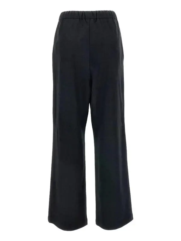 Barena Venezia Mado Flan Elasticated-waist Wide-leg Trousers - Grey