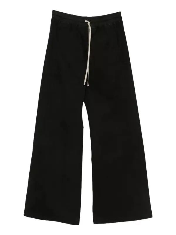 Rick Owens Press-stud Wide-leg Trousers - Black