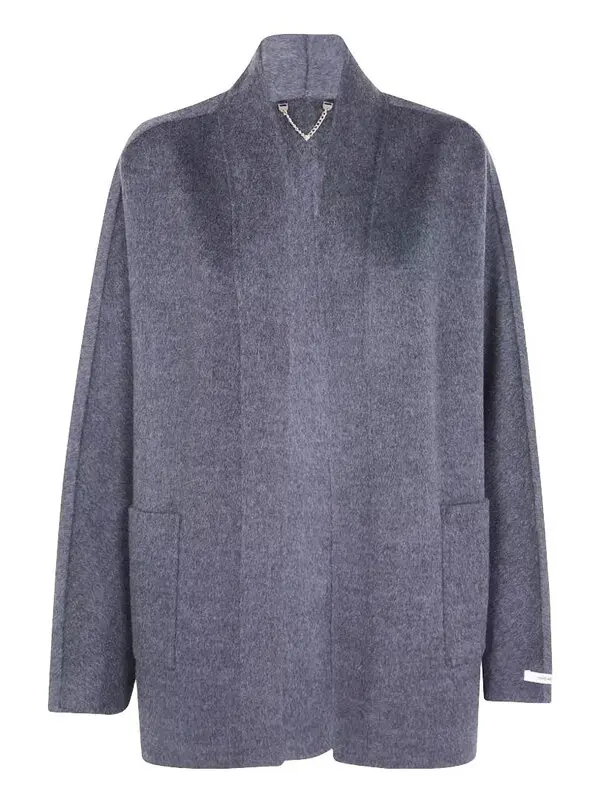 GIOVANNI PARIS Tyla Open-front Cardigan - Grey
