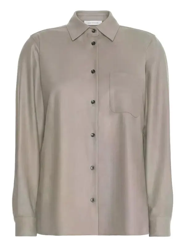 Max Mara Chest-pocket Button-up Shirt - Neutrals