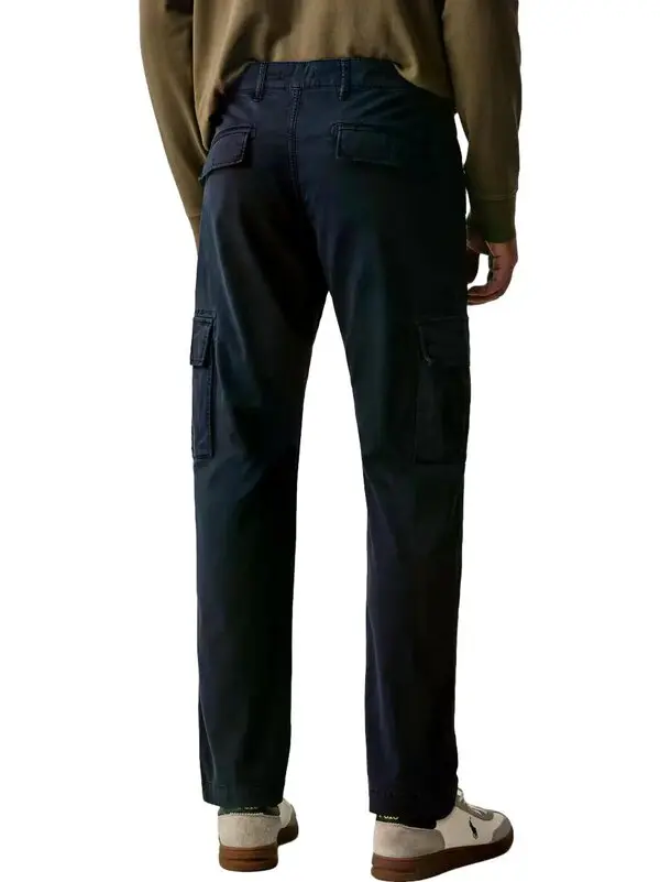 AERONAUTICA MILITARE Logo-patch Cargo Pants - Blue