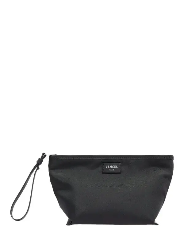 LANCEL Mistral Rollable Zip-up Pouch - Black