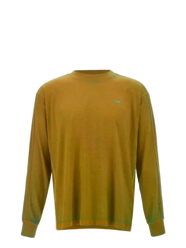 DIESEL® Gradient-effect Logo-print Sweatshirt - Green