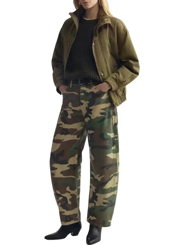 NILI LOTAN Klaire Blouson Jacket - Green