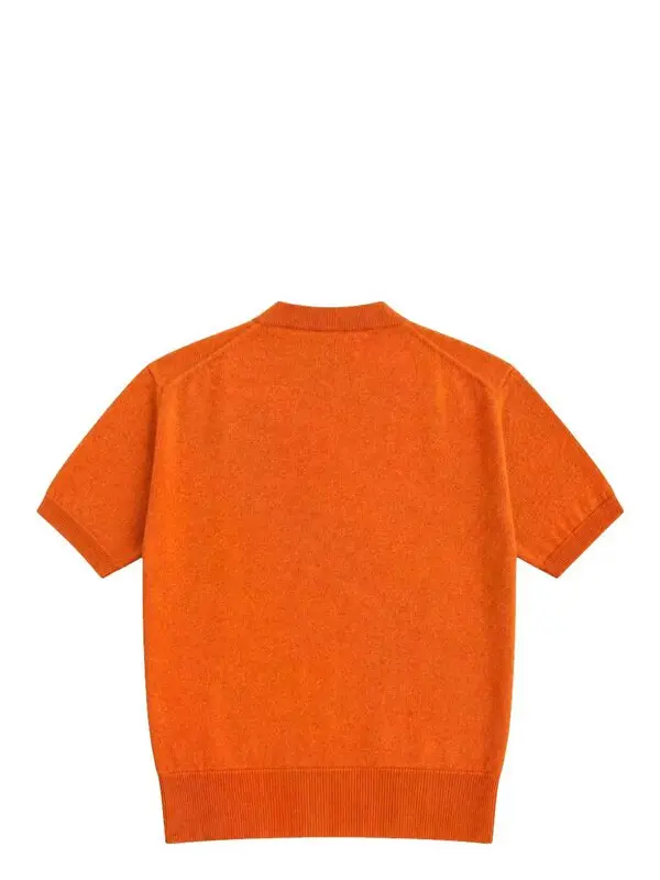 Seventy Short-sleeve Crew-neck Sweater - Orange