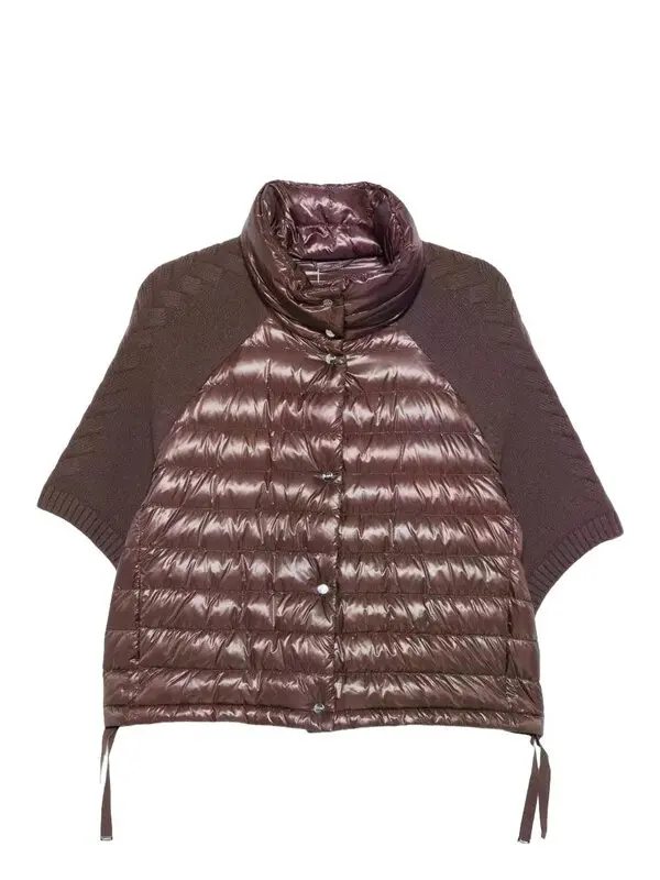 Herno Quilted Short-sleeve Jacket - Brown