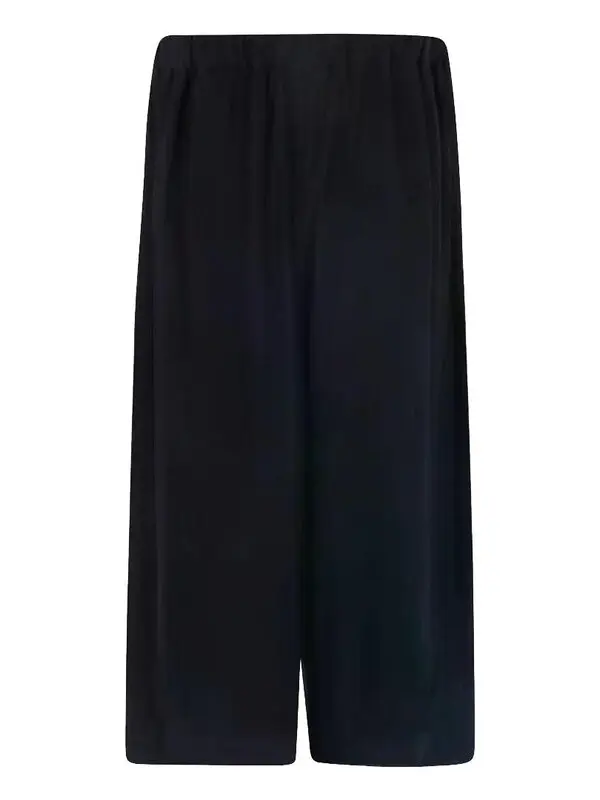 Comme Des Garçons Layered Wide-leg Trousers - Black