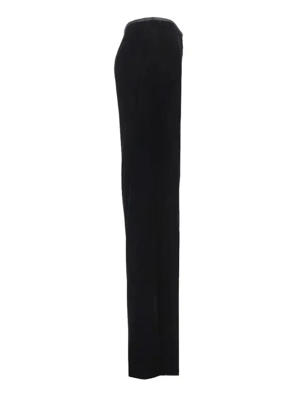 Emporio Armani Velvet Trousers - Blue