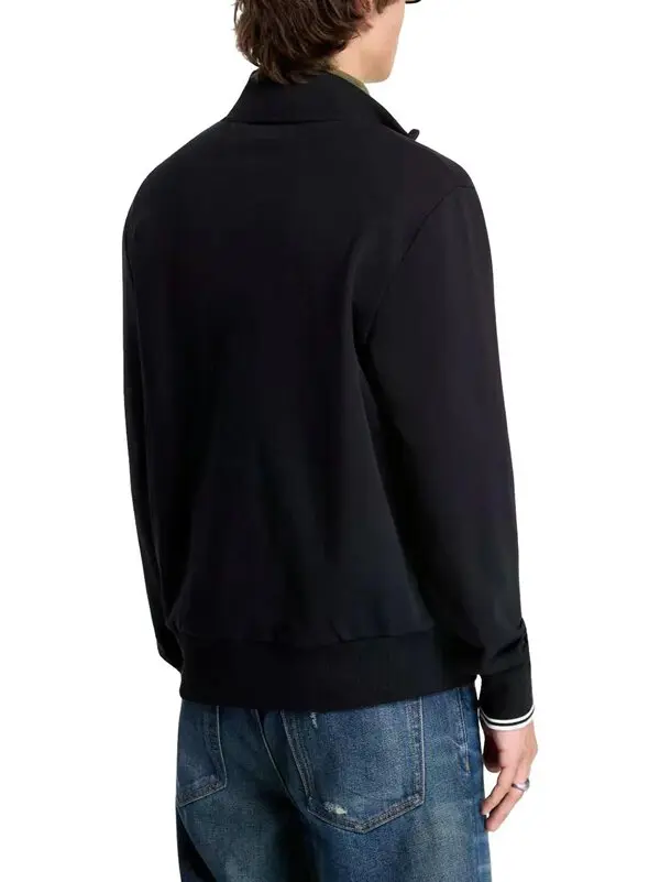 Fred Perry Zip-up Sweatshirt - Black