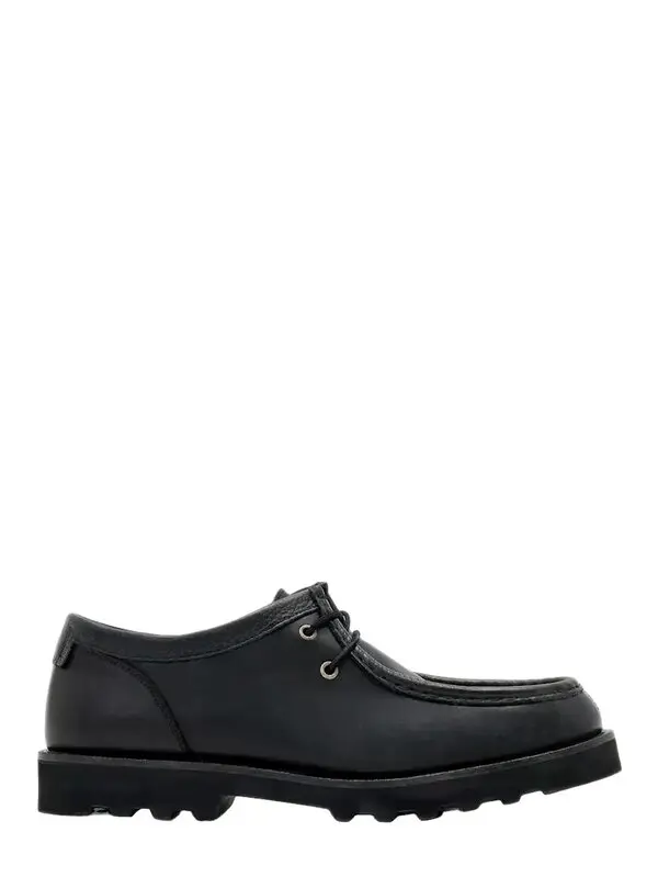 ALLSAINTS Skiff Apron Leather Desert Boots - Black