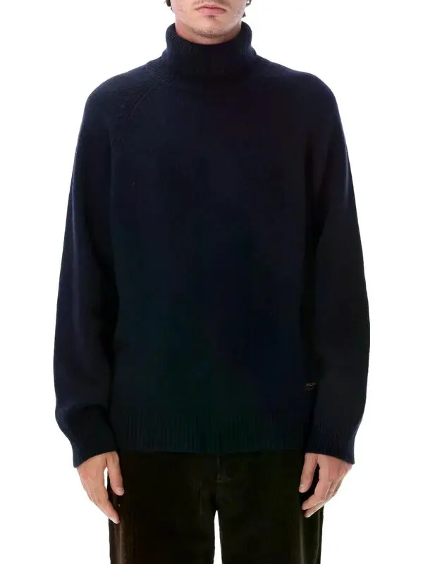 Filson Tacoma Roll-neck Sweater - Blue