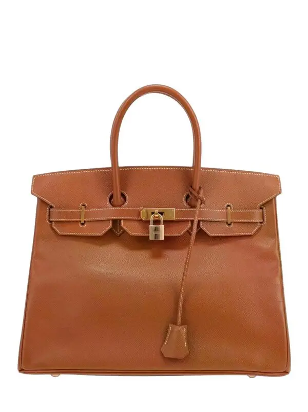 Hermès 1998 35 Birkin Tote Bag - Brown