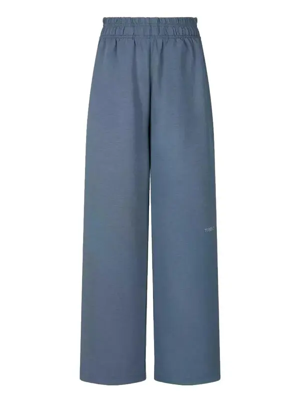 STUDIO TOMBOY Logo-print Drawstring-hem Trousers - Blue