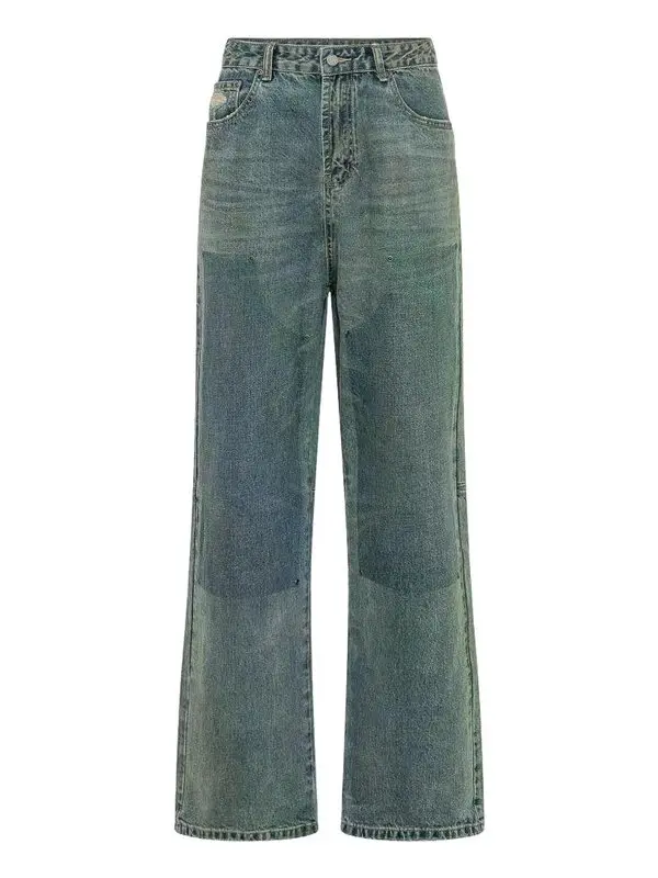 FOUND Carpenter Panelled Jeans - Blue