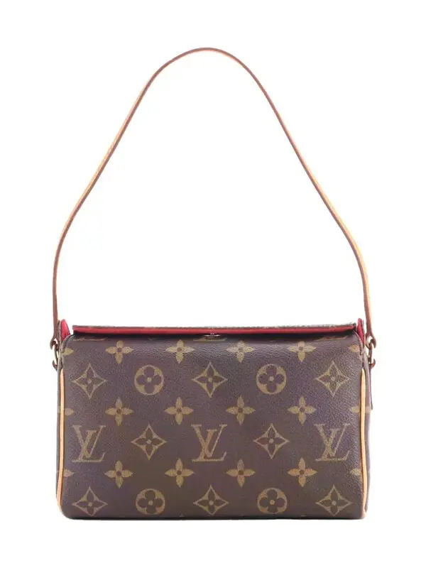 LOUIS VUITTON Recital Handbag Monogram Canvas Shoulder Bag - Brown