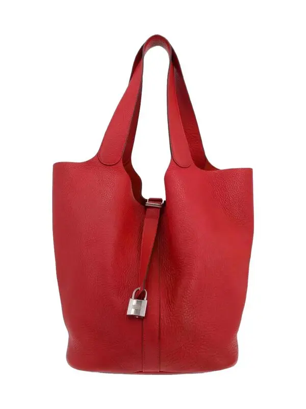 Hermès 2012 31 Picotin Lock Tote Bag - Red