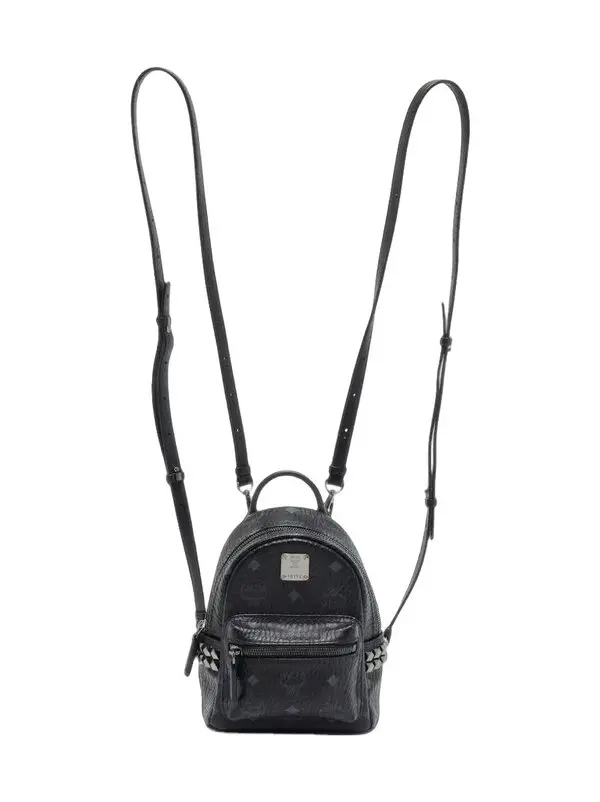 Mcm Mini Stark Bebe Boo Backpack - Black