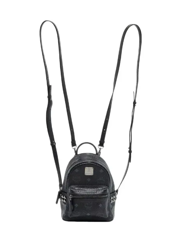Mcm Mini Stark Bebe Boo Backpack - Black