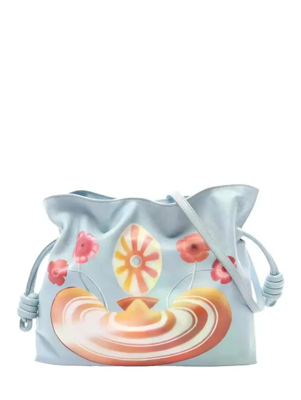 Loewe 2000s X Maruja Mallo Flamenco Shoulder Bag - Blue