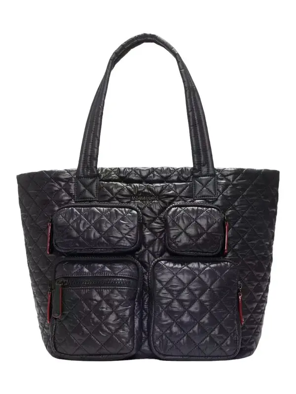 Mz Wallace Medium Metro Quilted Tote Bag - Black