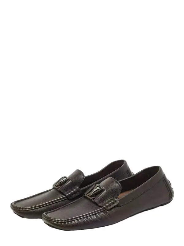 LOUIS VUITTON Monte Carlo Leather Loafers - Brown