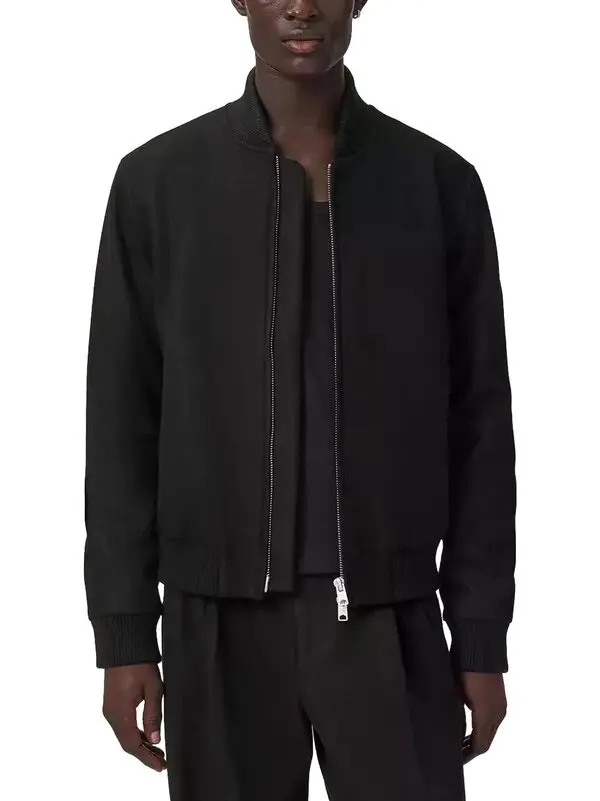 ALLSAINTS Zip-up Bomber Jacket - Black