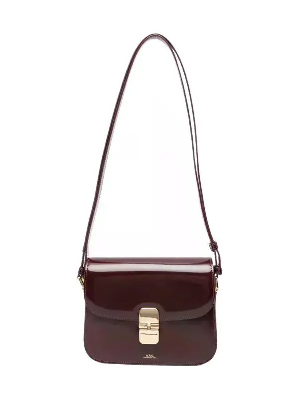A.p.c. Grace Leather Mini Shoulder Bag - Red