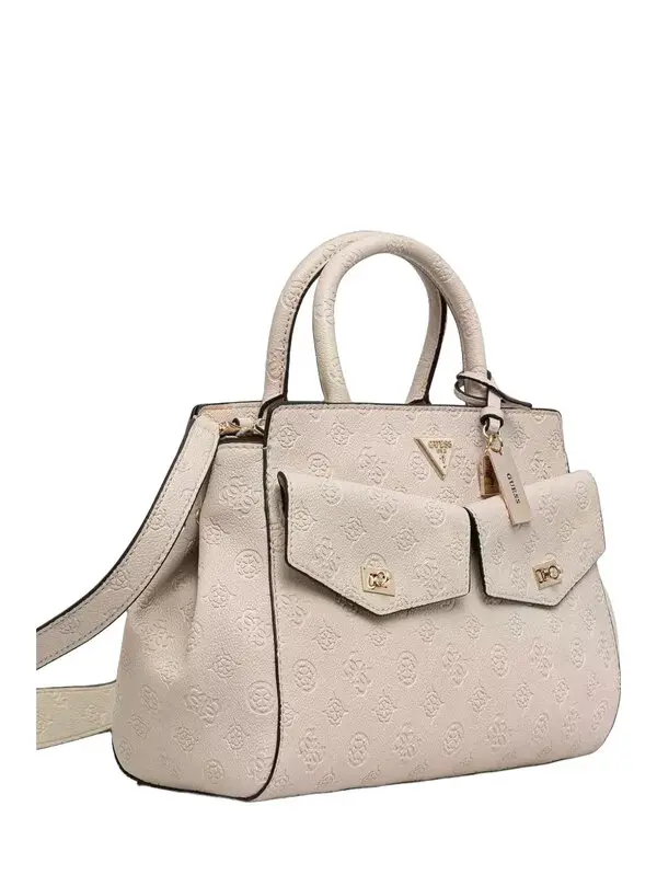 Guess Blake Logo-embossed Tote Bag - Neutrals
